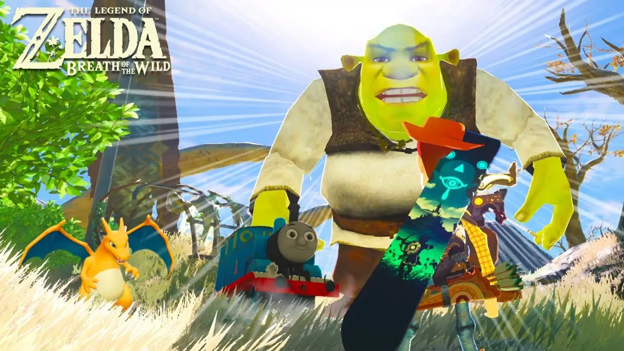 ¿Cómo incluir a Shrek, Toy Story y más en Zelda Breath of the Wild ...